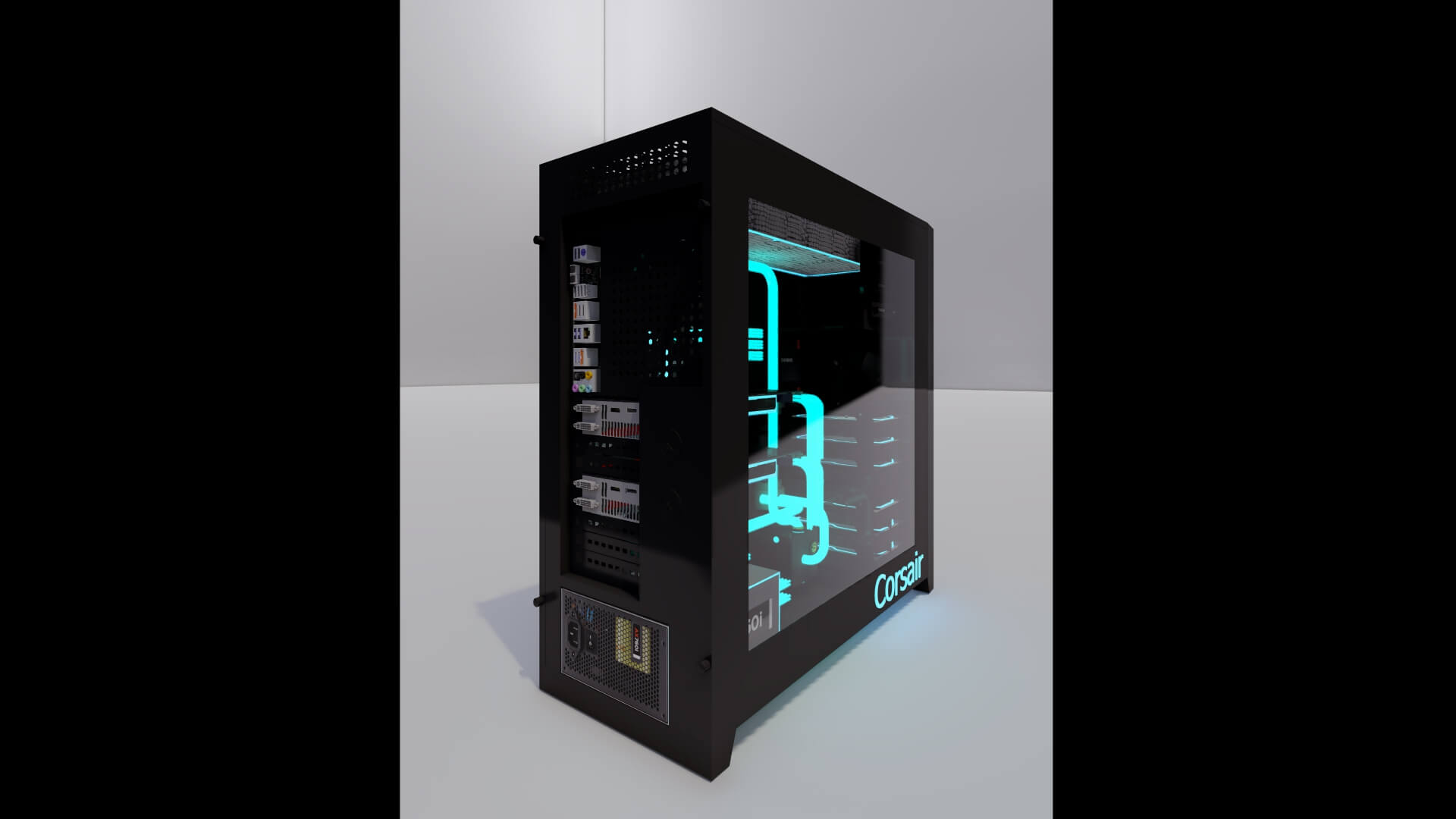 Corsair Desktop PC - 3D Model by AlphaGroup