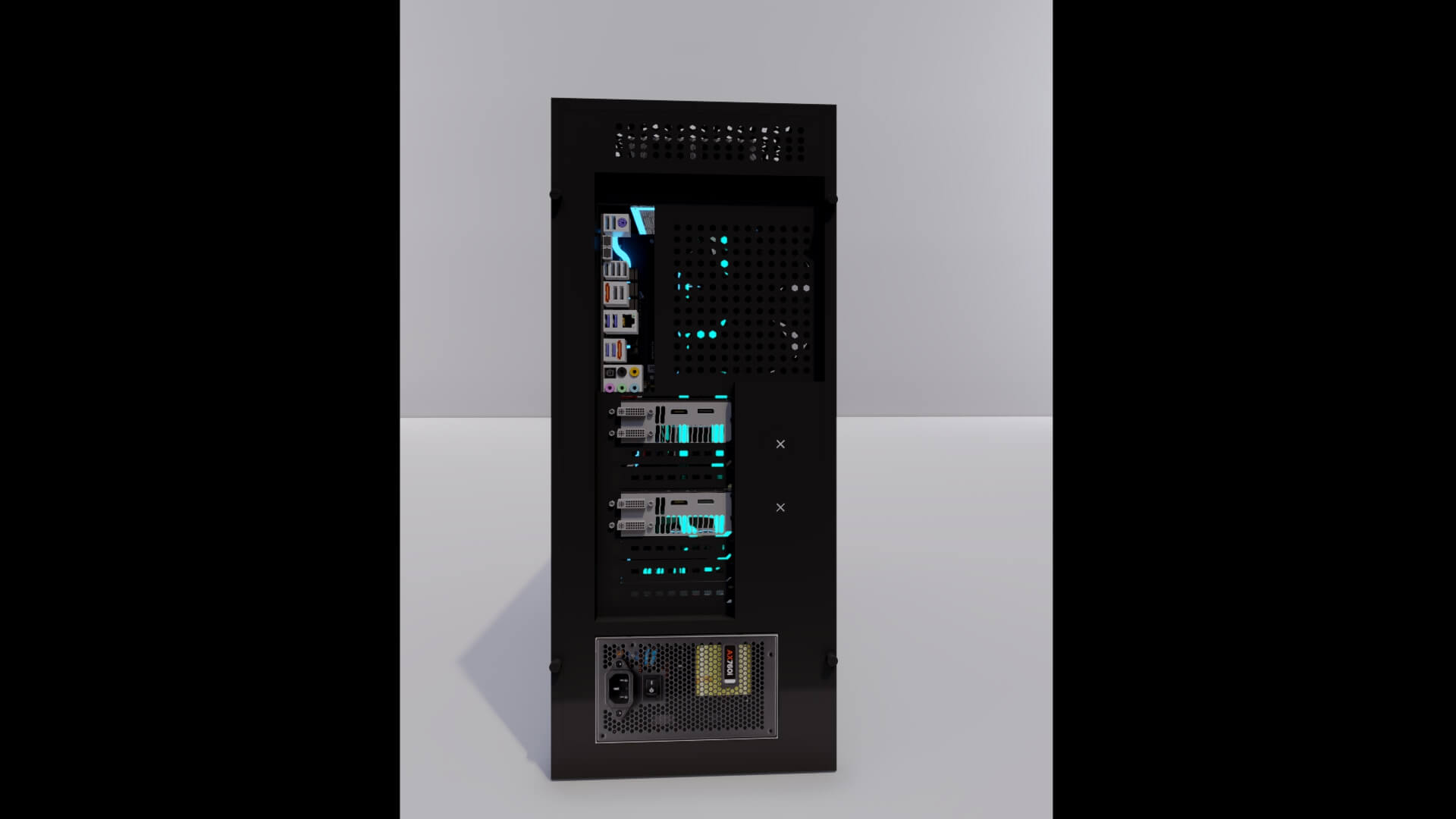 Corsair Desktop PC - 3D Model by AlphaGroup