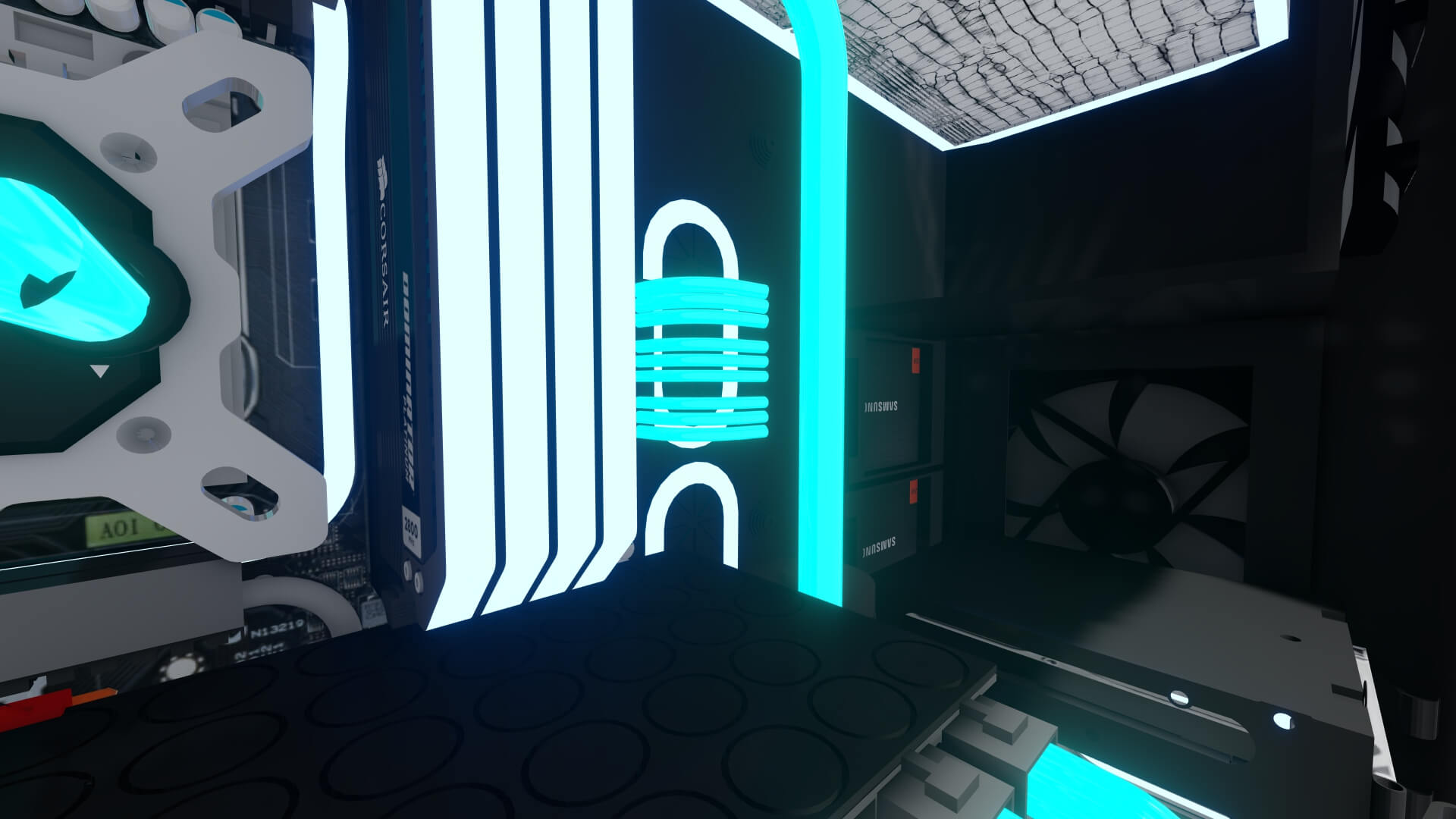 Corsair Desktop PC - 3D Model by AlphaGroup