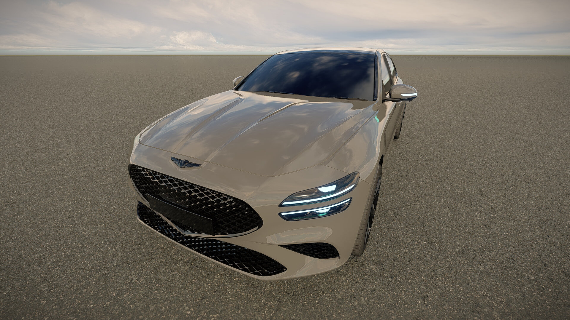 Genesis GV70 Sport 2022 - 3D Model by AlphaGroup