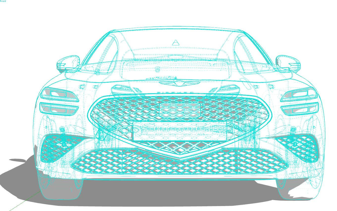 Genesis GV70 Sport 2022 - 3D Model by AlphaGroup