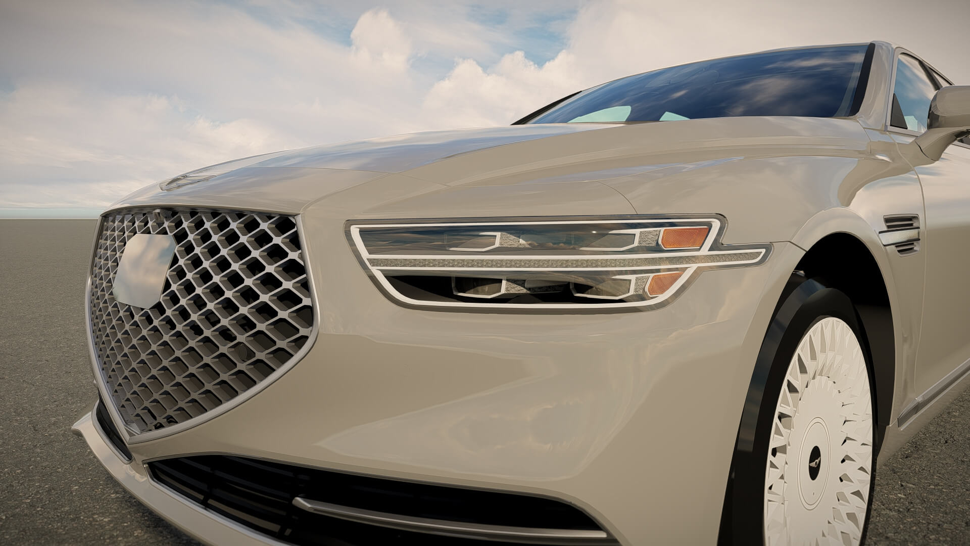 Genesis G90 2022 - 3D Model by AlphaGroup