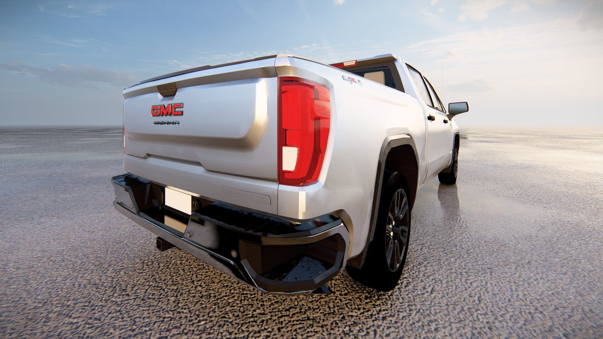 GMC Sierra AT4 2022 - 3D Model by AlphaGroup