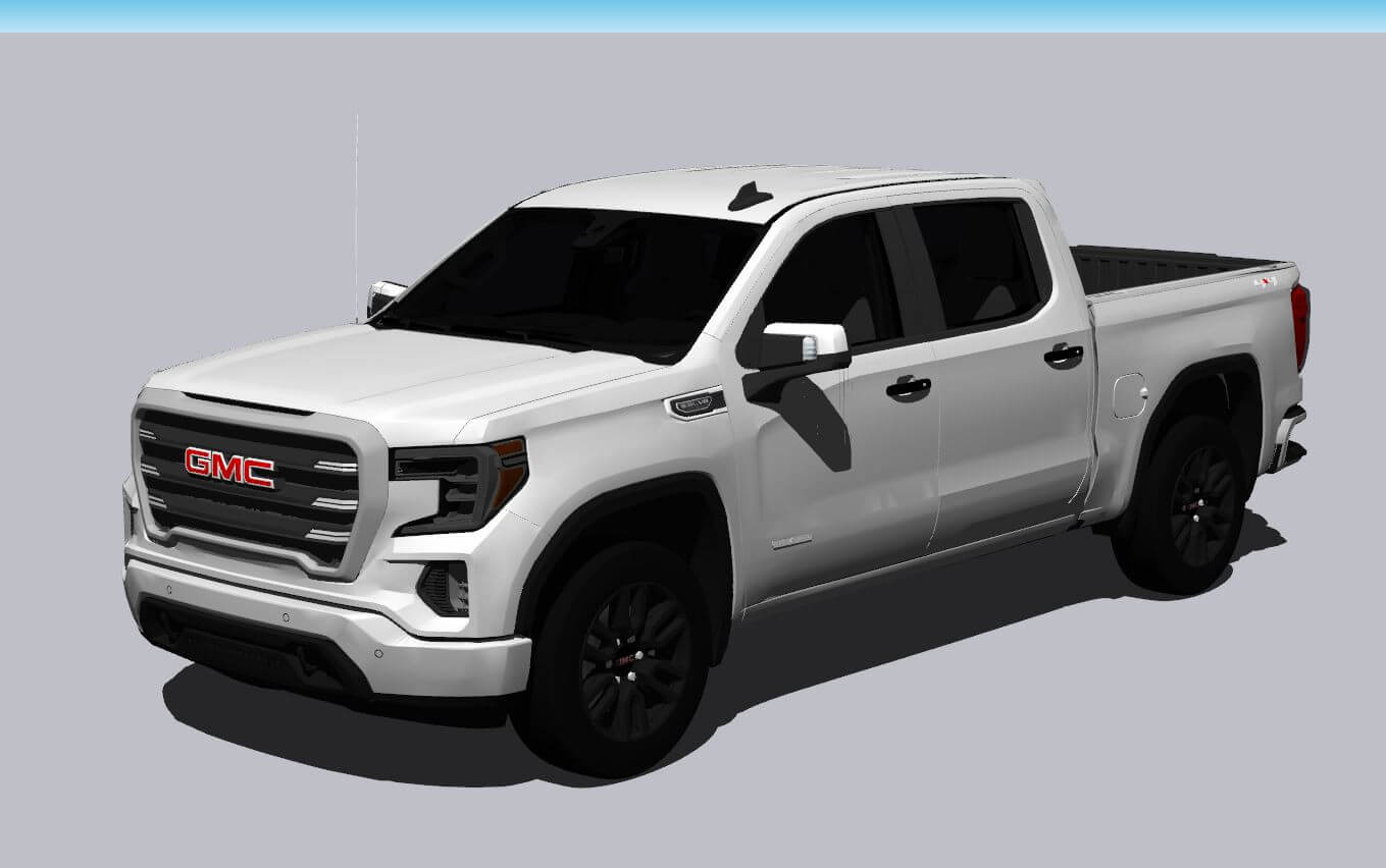 GMC Sierra AT4 2022 - 3D Model by AlphaGroup