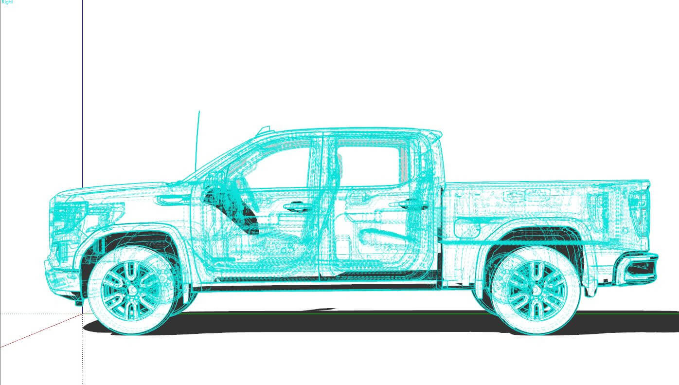 GMC Sierra AT4 2022 - 3D Model by AlphaGroup