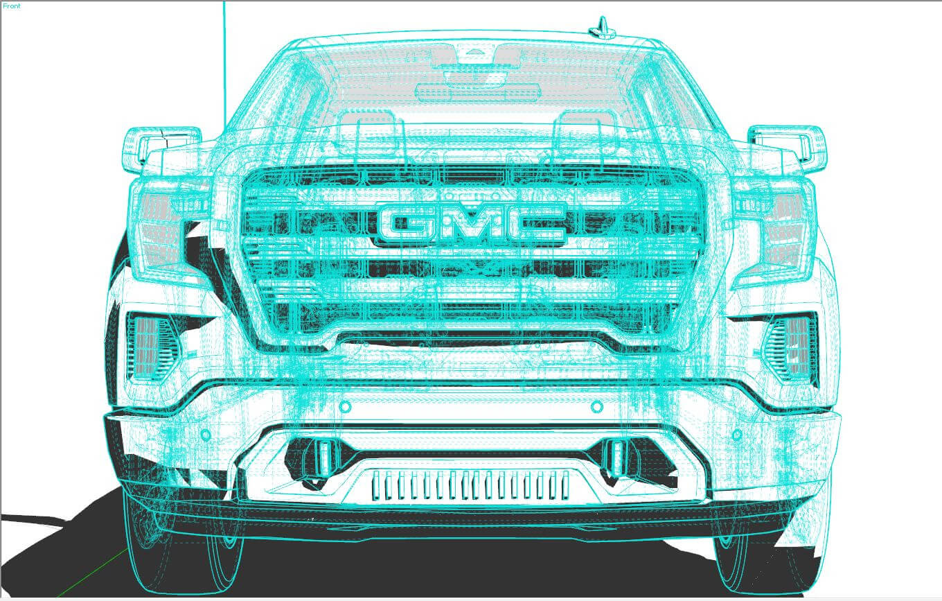 GMC Sierra AT4 2022 - 3D Model by AlphaGroup