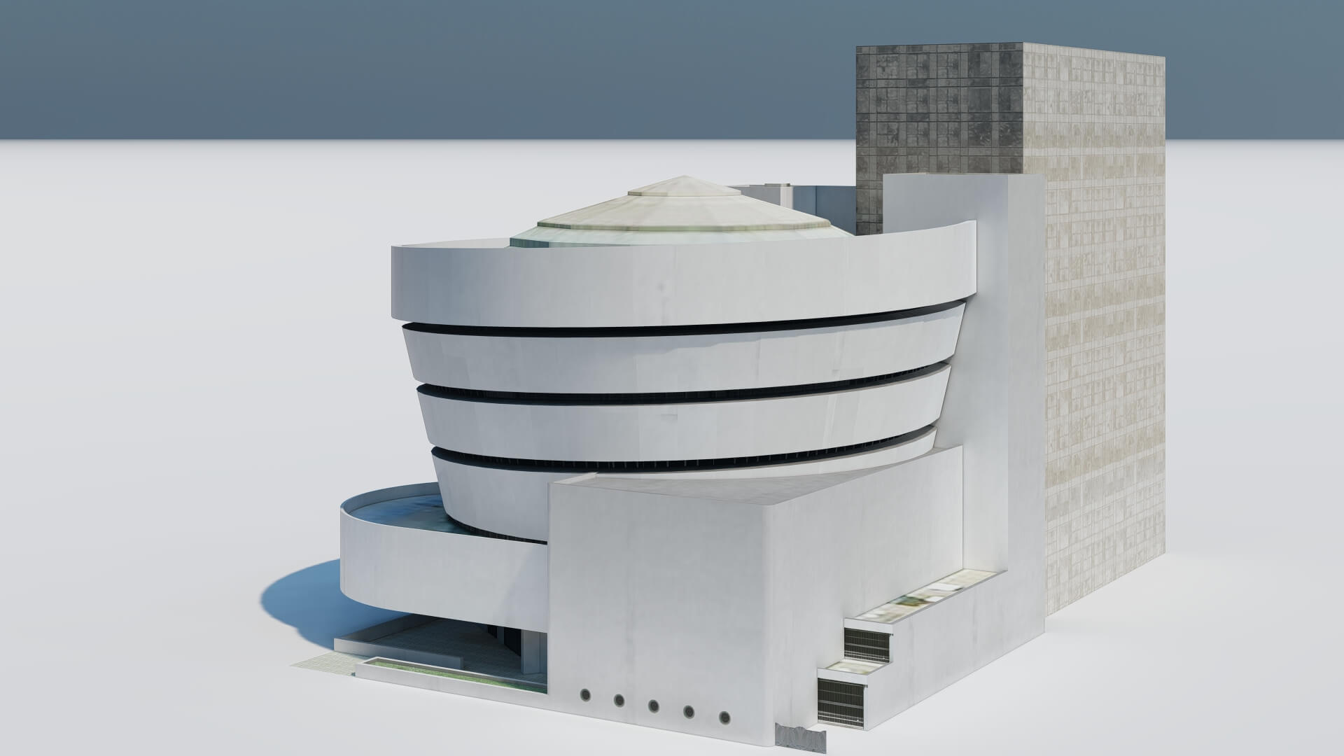 Guggenheim Museum - 3D Model by AlphaGroup