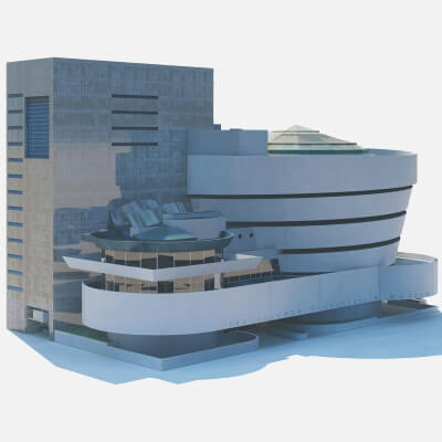 Guggenheim Museum - 3D Model by AlphaGroup