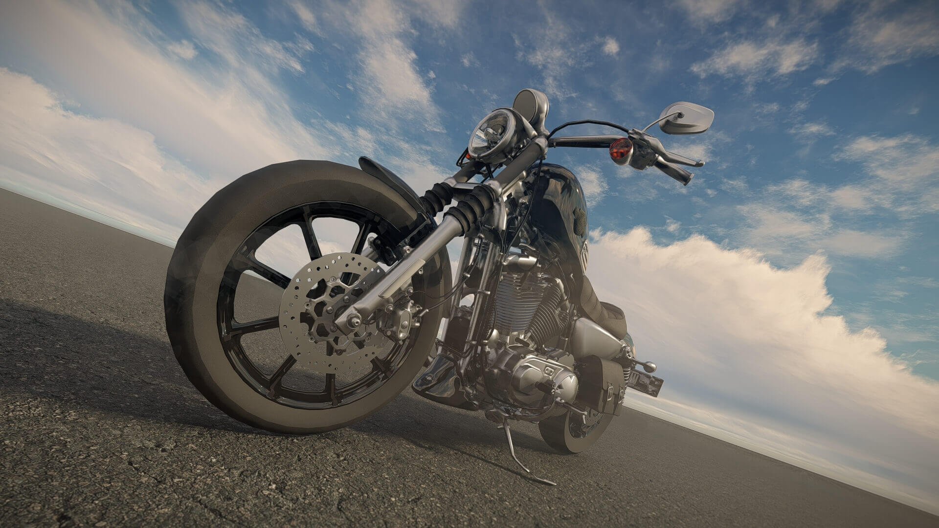Harley Davidson Iron 883 - 3D Model by AlphaGroup