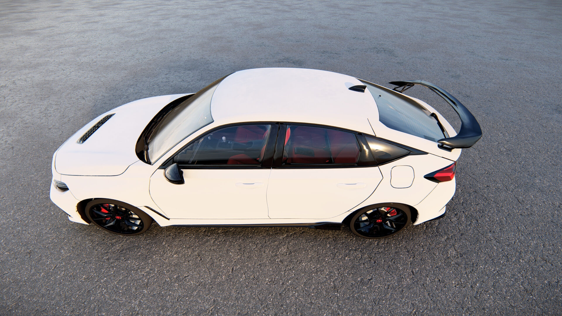 Honda Civic Type R 2023 - 3D Model by AlphaGroup