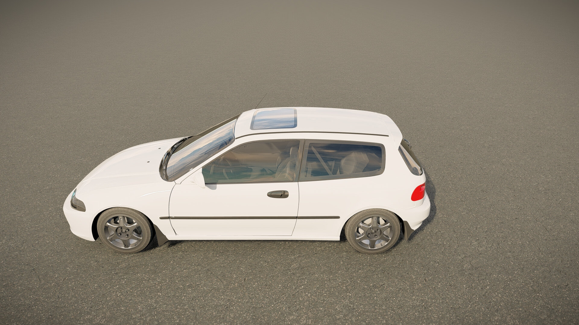 Honda Civic Hatchback - 3D Model by AlphaGroup