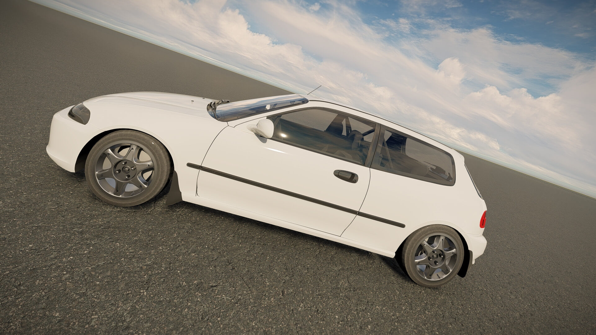 Honda Civic Hatchback - 3D Model by AlphaGroup