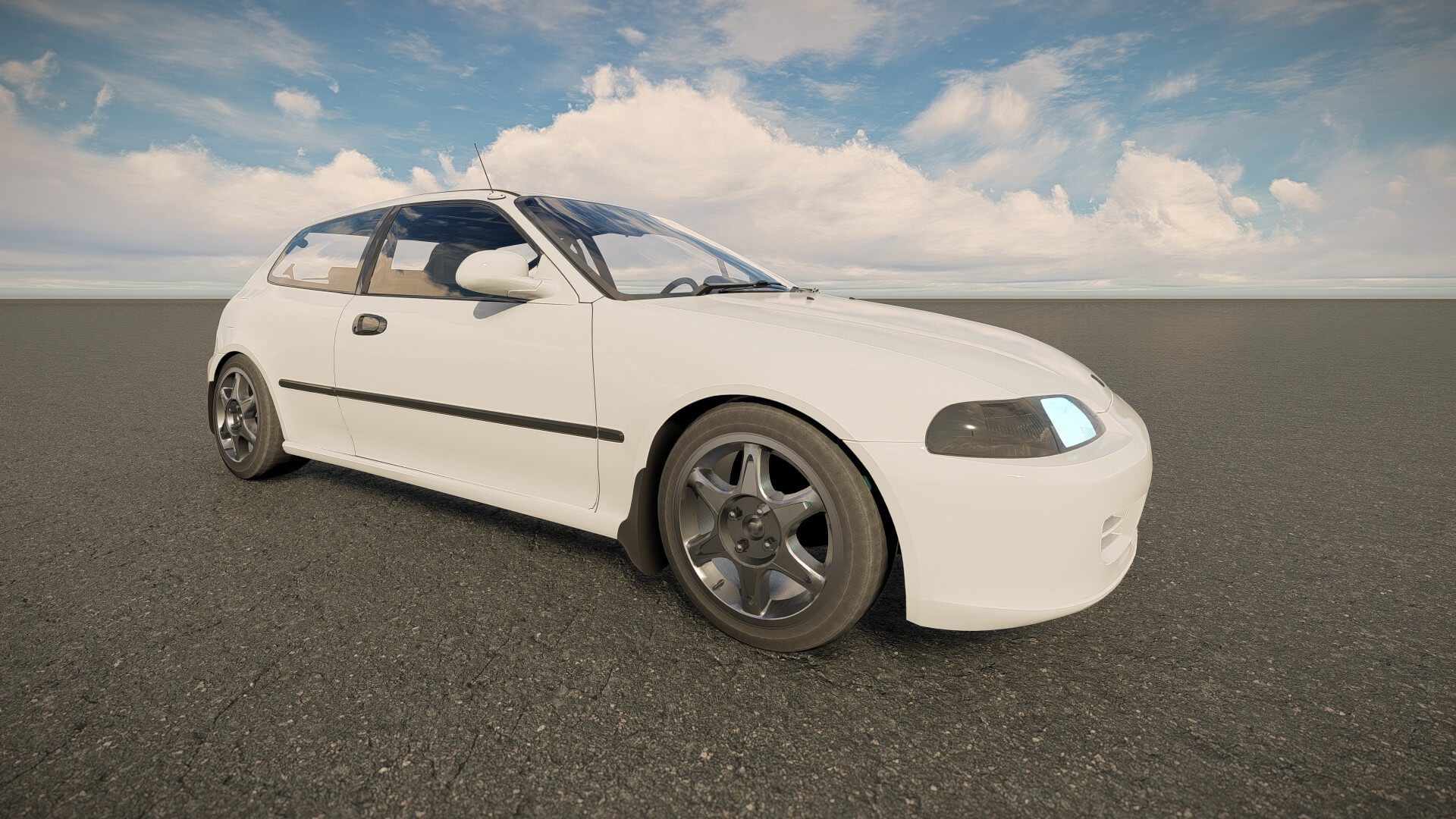 Honda Civic Hatchback - 3D Model by AlphaGroup