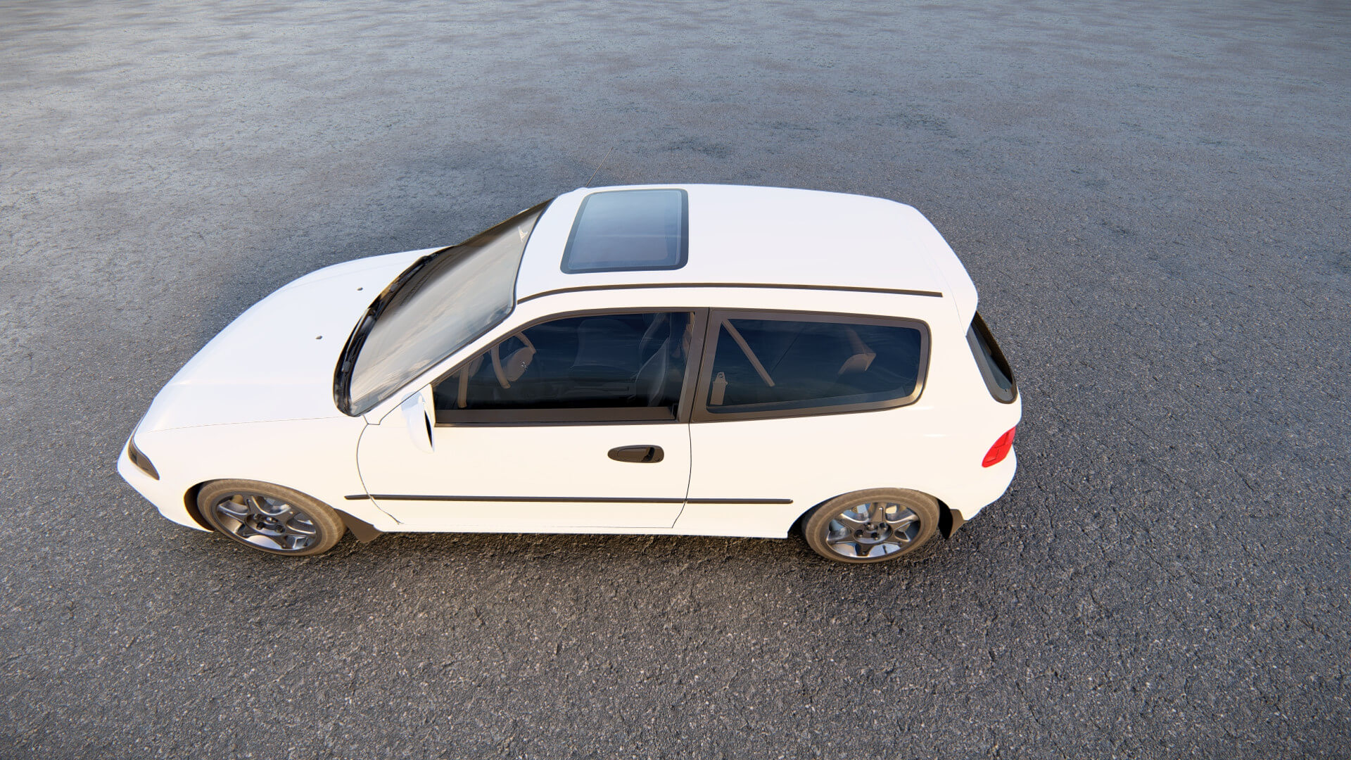 Honda Civic Hatchback - 3D Model by AlphaGroup