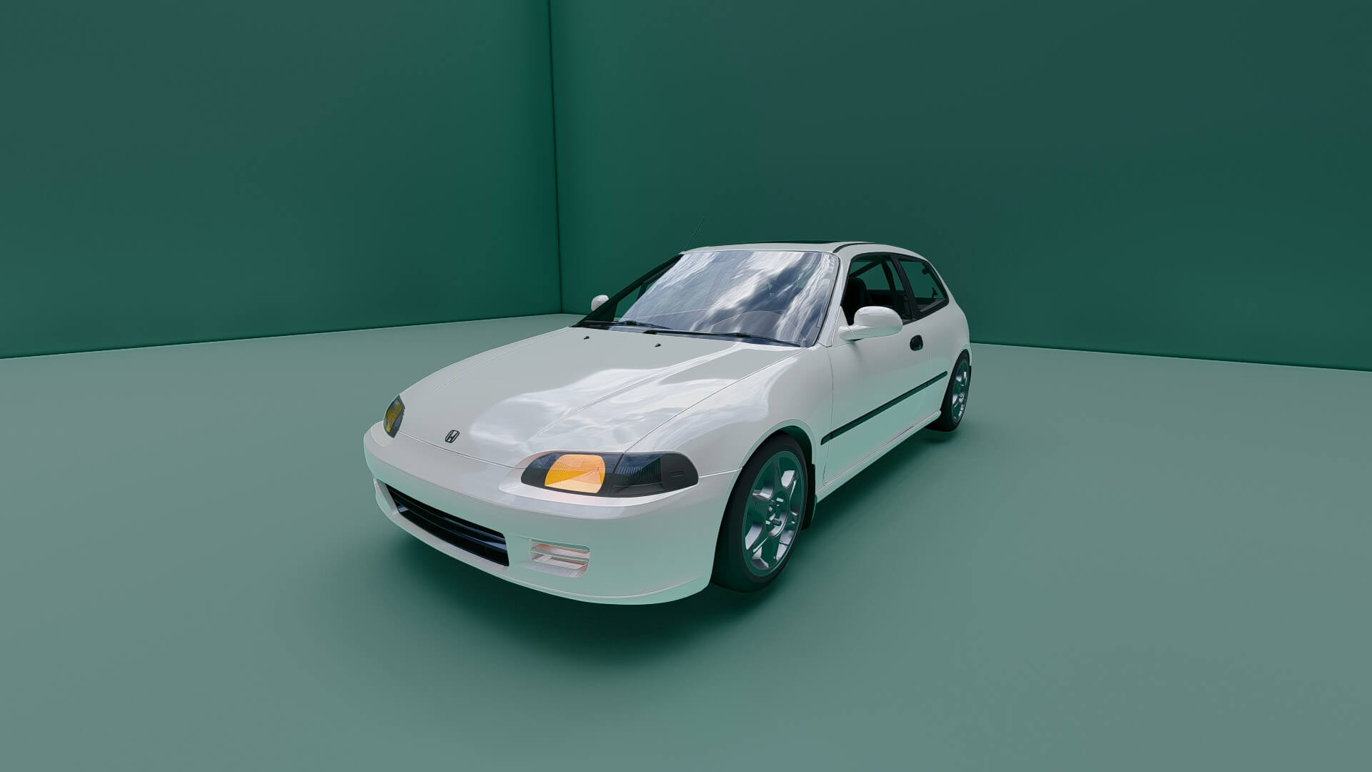 Honda Civic Hatchback - 3D Model by AlphaGroup