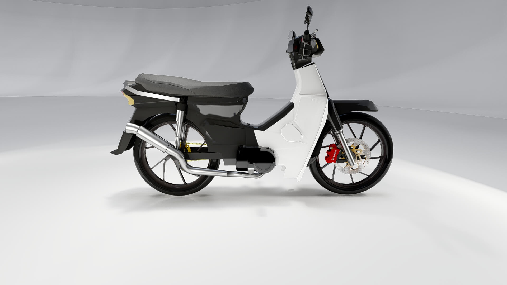 Honda scooter EX5 - 3D Model by AlphaGroup