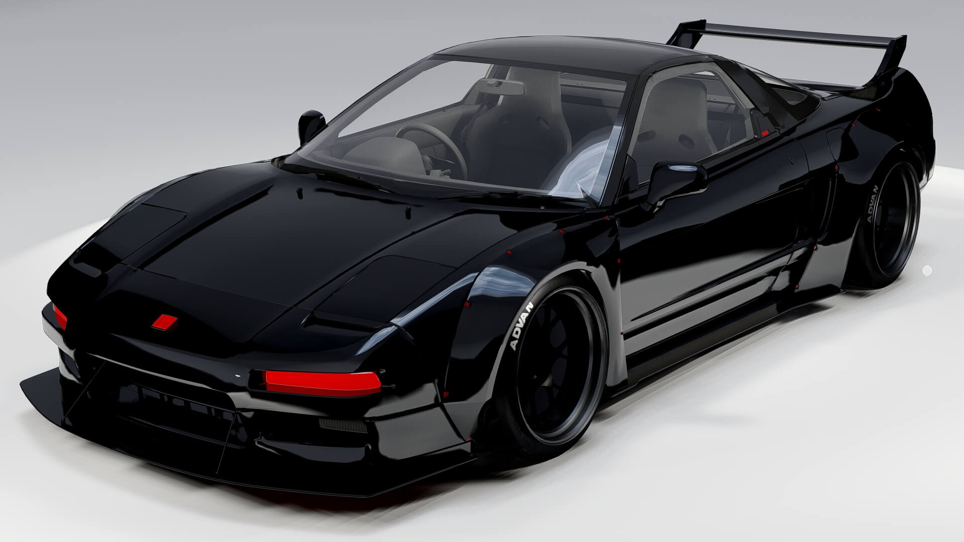Honda NSX Lb Works 1993 - 3D Model by AlphaGroup