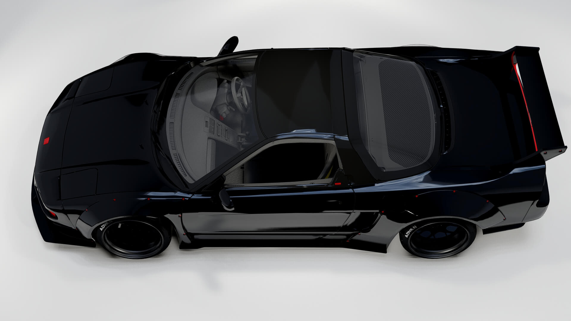 Honda NSX Lb Works 1993 - 3D Model by AlphaGroup