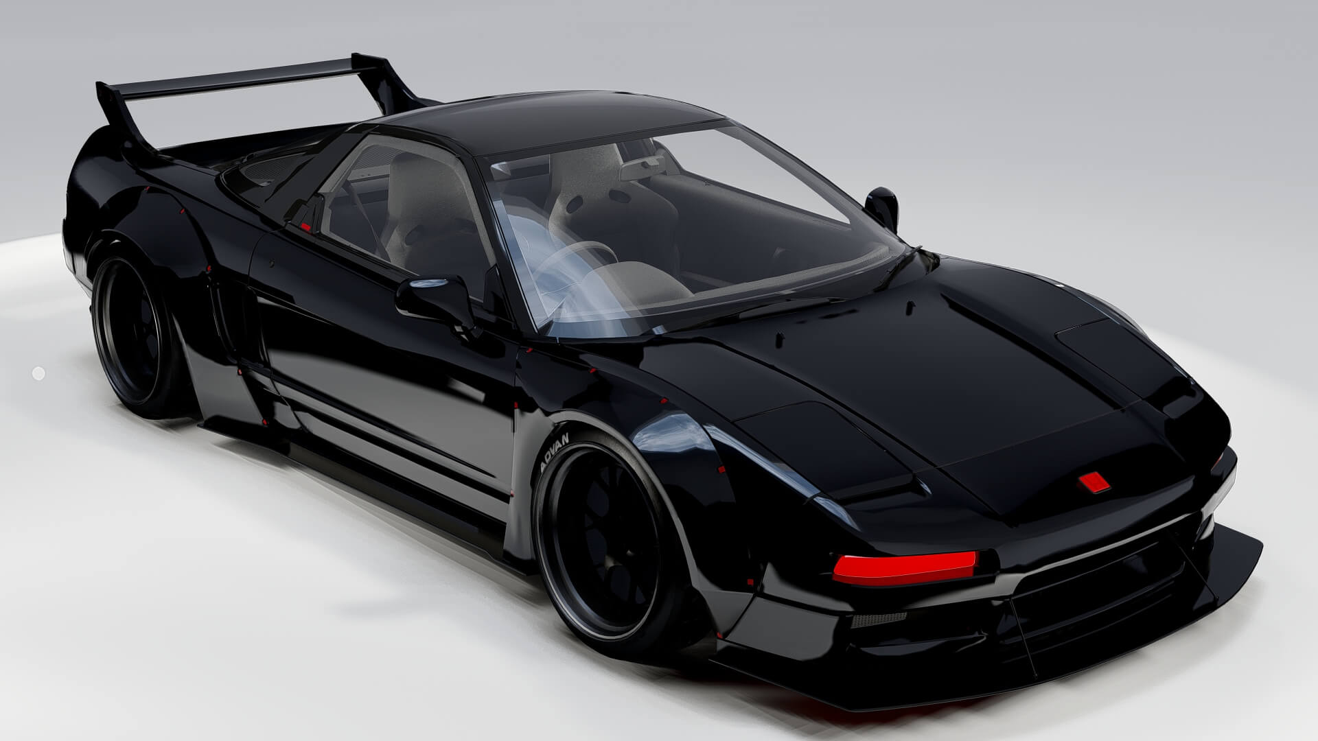 Honda NSX Lb Works 1993 - 3D Model by AlphaGroup
