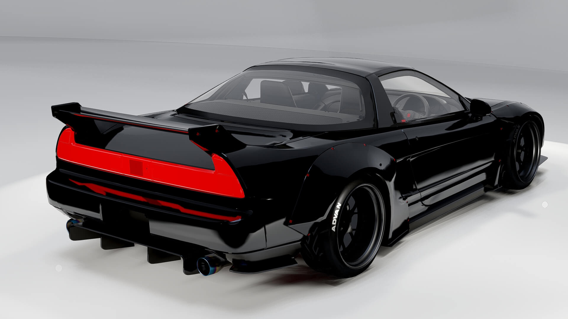 Honda NSX Lb Works 1993 - 3D Model by AlphaGroup