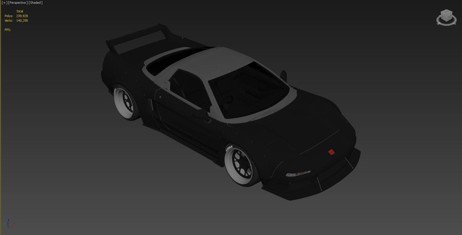 Honda NSX Lb Works 1993 - 3D Model by AlphaGroup