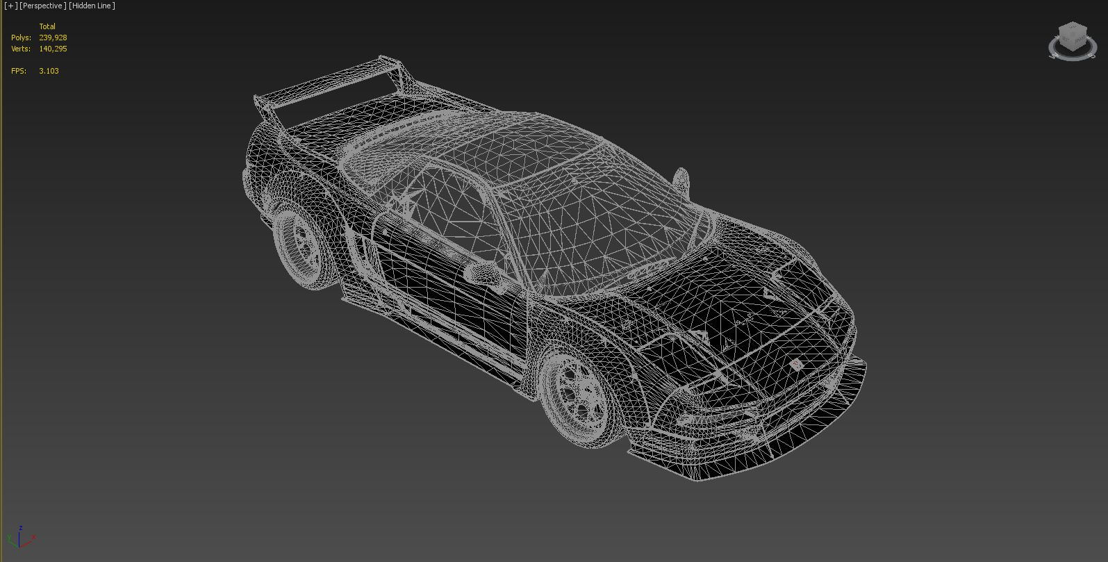 Honda NSX Lb Works 1993 - 3D Model by AlphaGroup