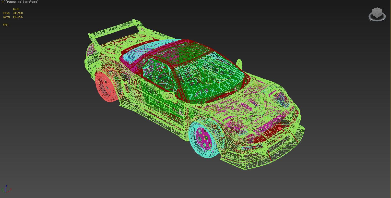 Honda NSX Lb Works 1993 - 3D Model by AlphaGroup