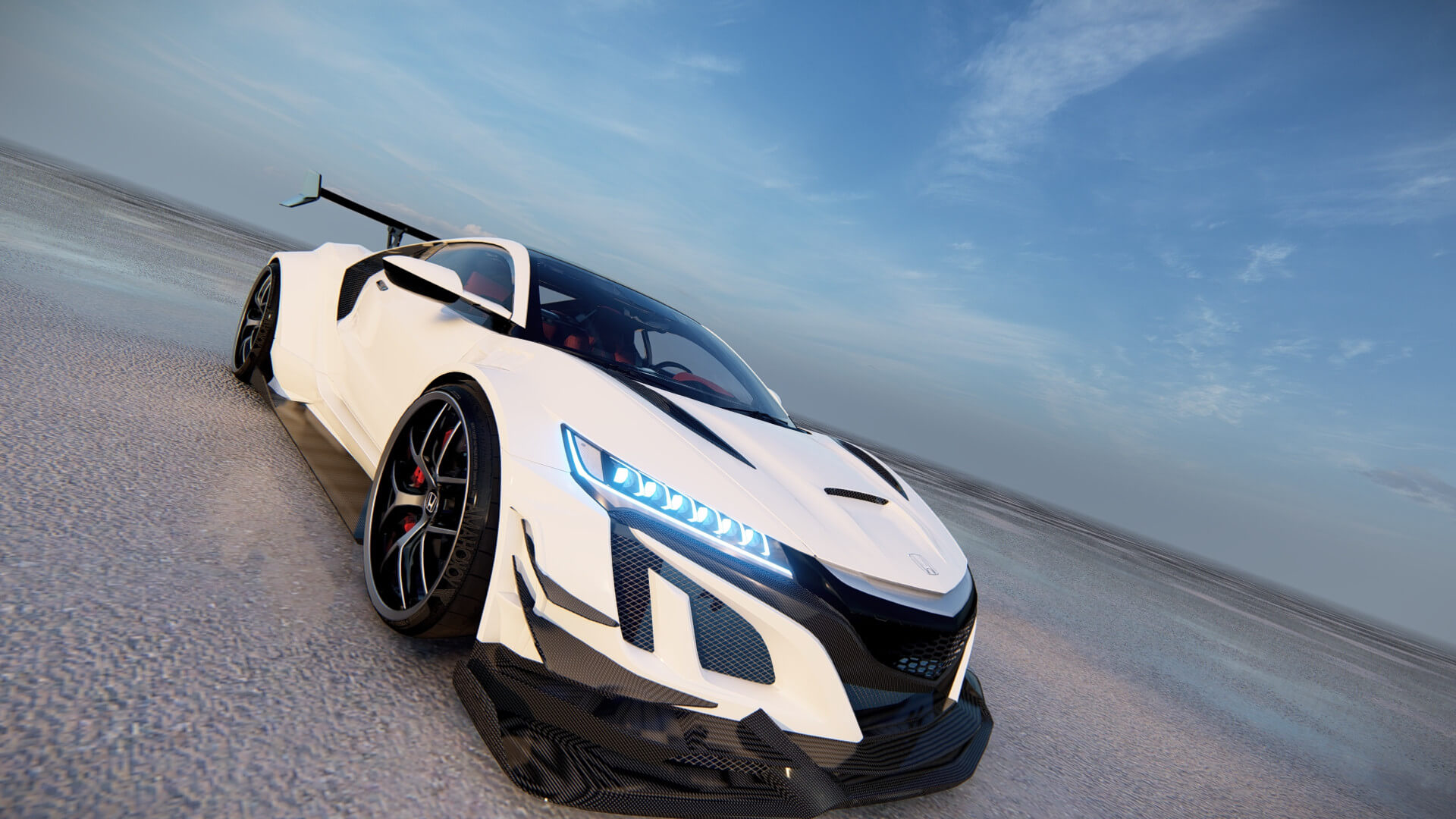 Honda NSX Tuned - 3D Model by AlphaGroup
