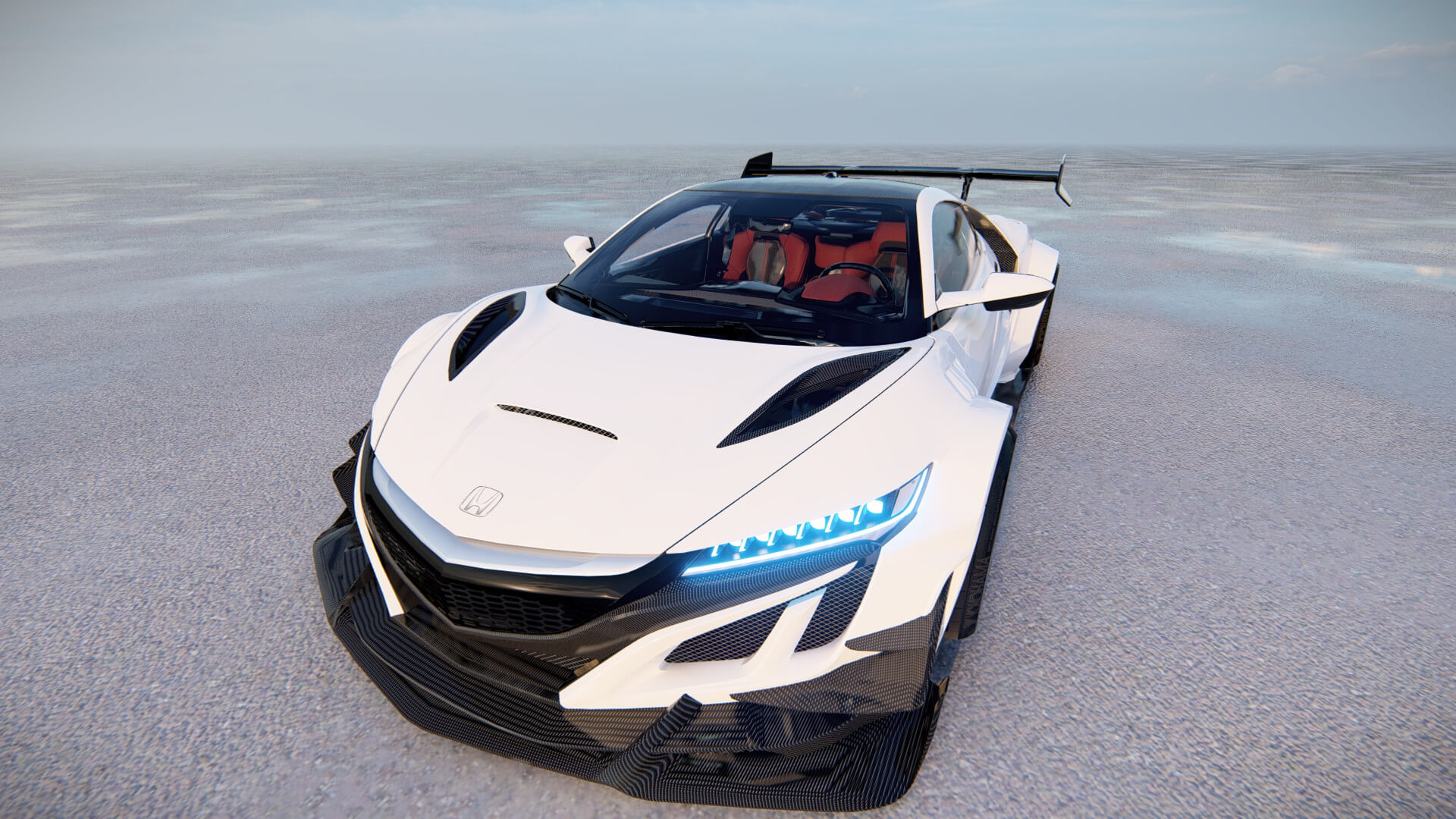 Honda NSX Tuned - 3D Model by AlphaGroup