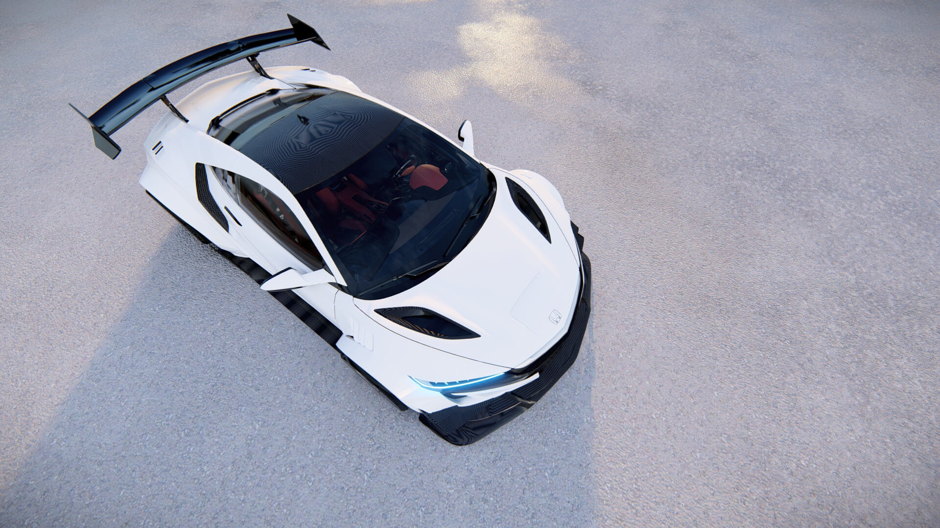 Honda NSX Tuned - 3D Model by AlphaGroup