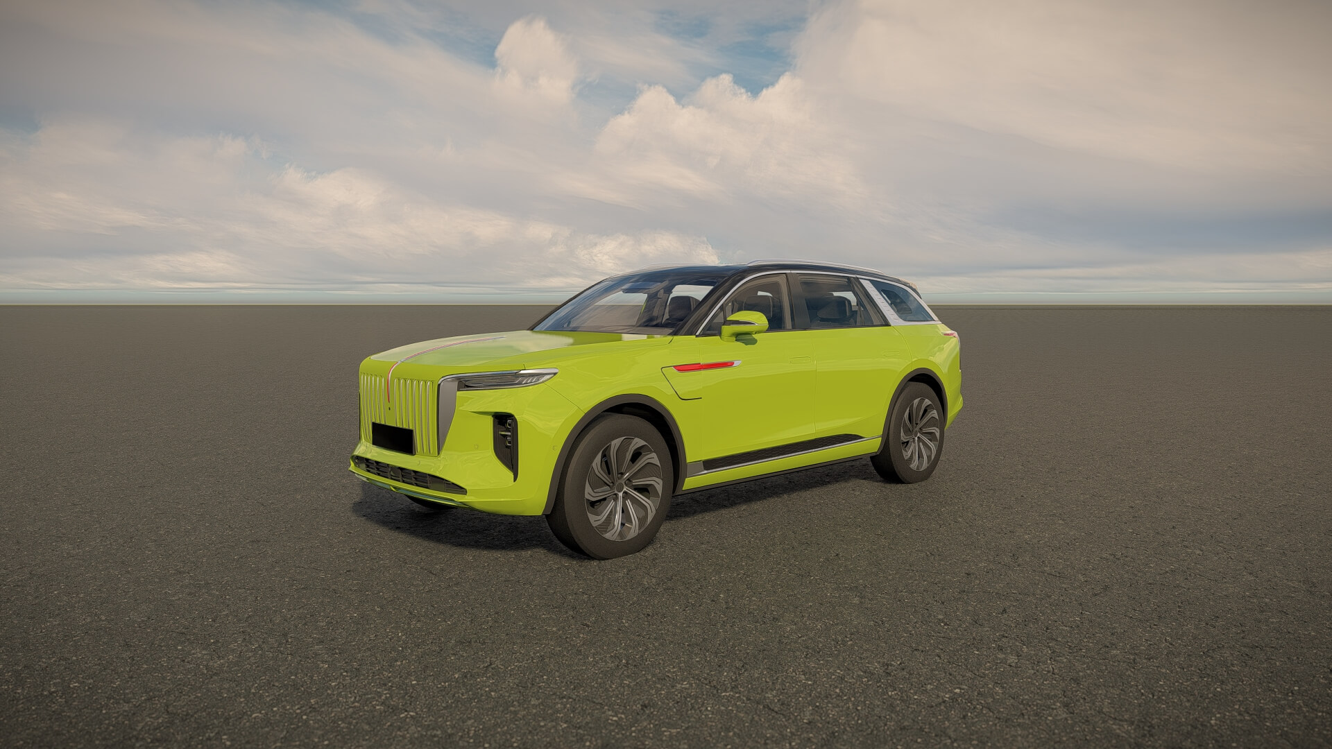 Faw Hongqi E HS9 - 3D Model by AlphaGroup
