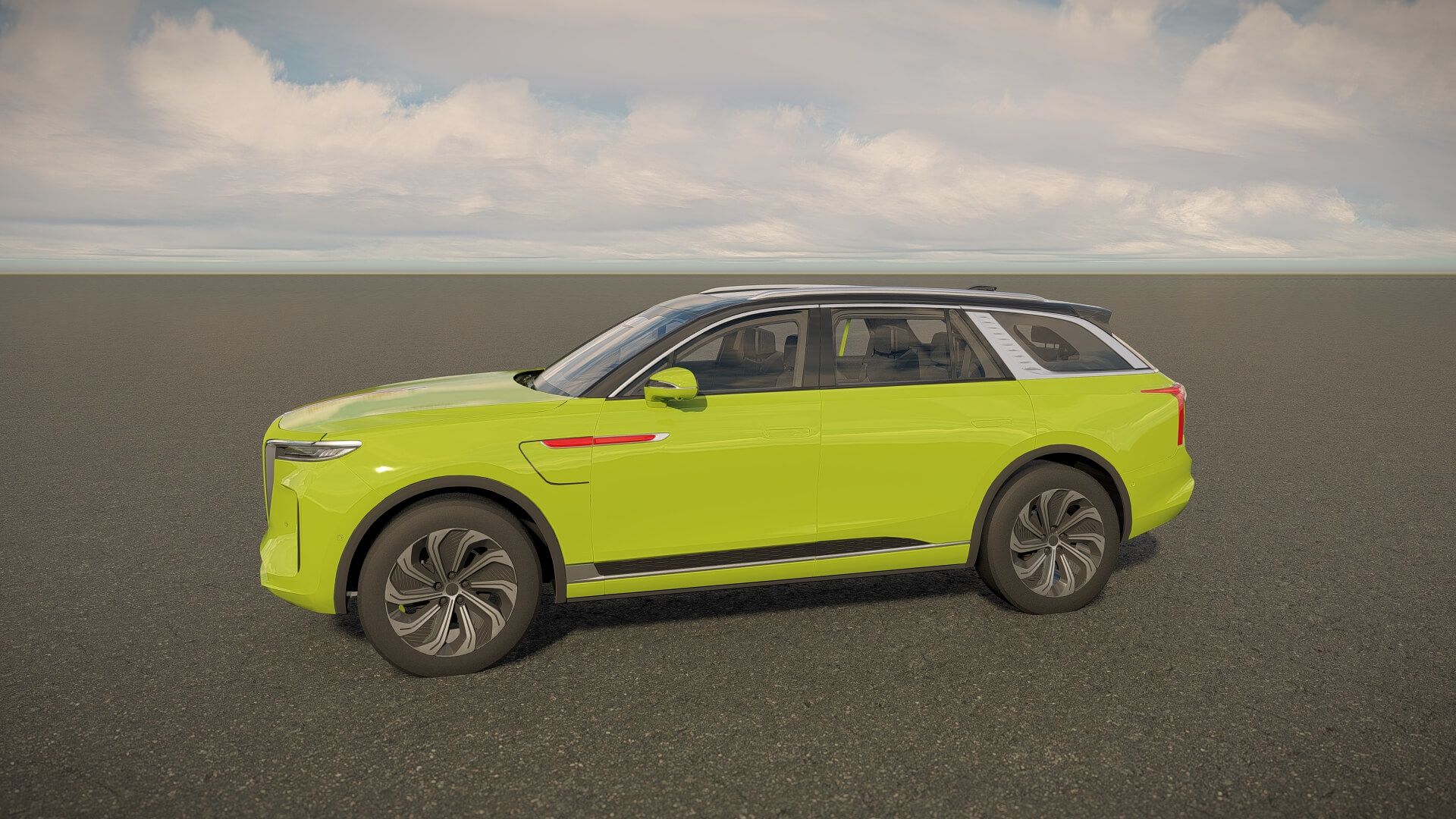 Faw Hongqi E HS9 - 3D Model by AlphaGroup
