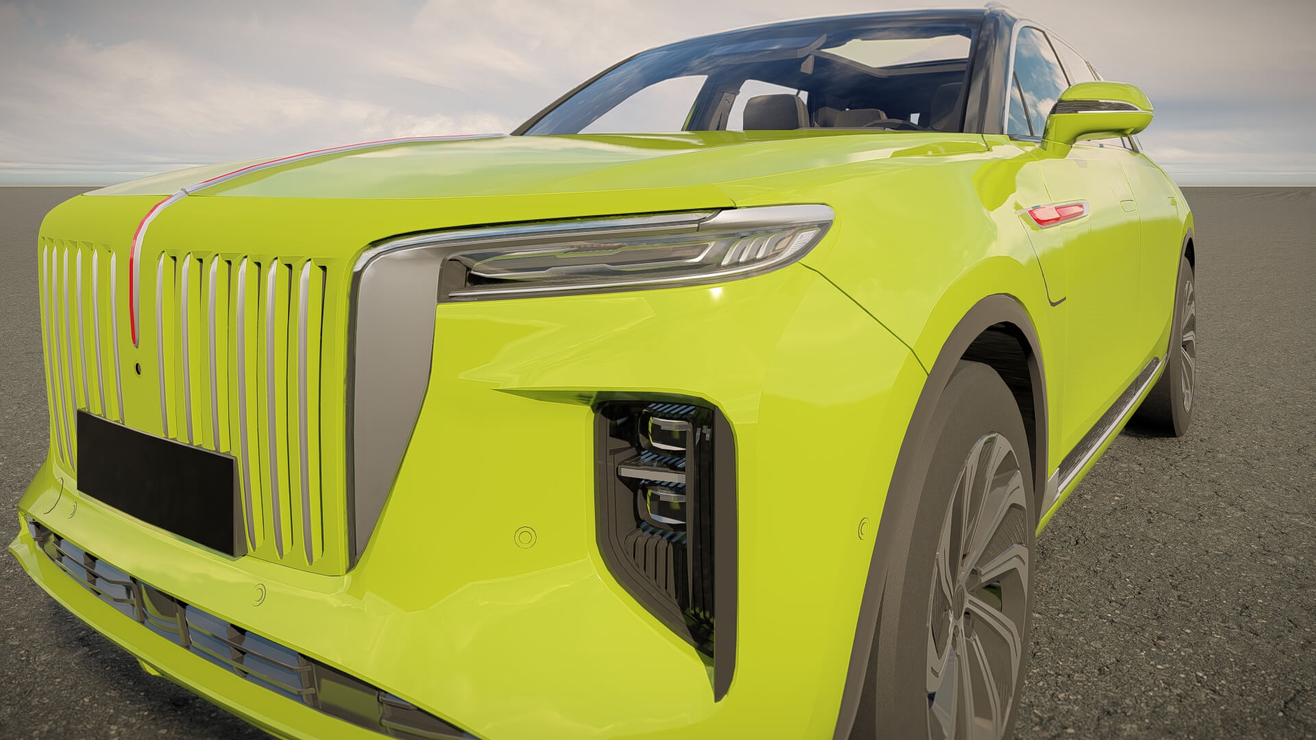 Faw Hongqi E HS9 - 3D Model by AlphaGroup