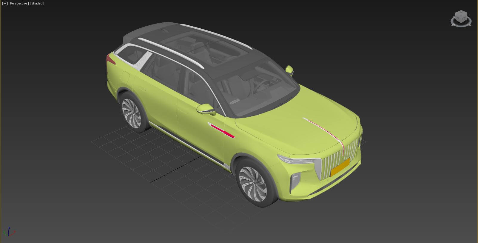Faw Hongqi E HS9 - 3D Model by AlphaGroup