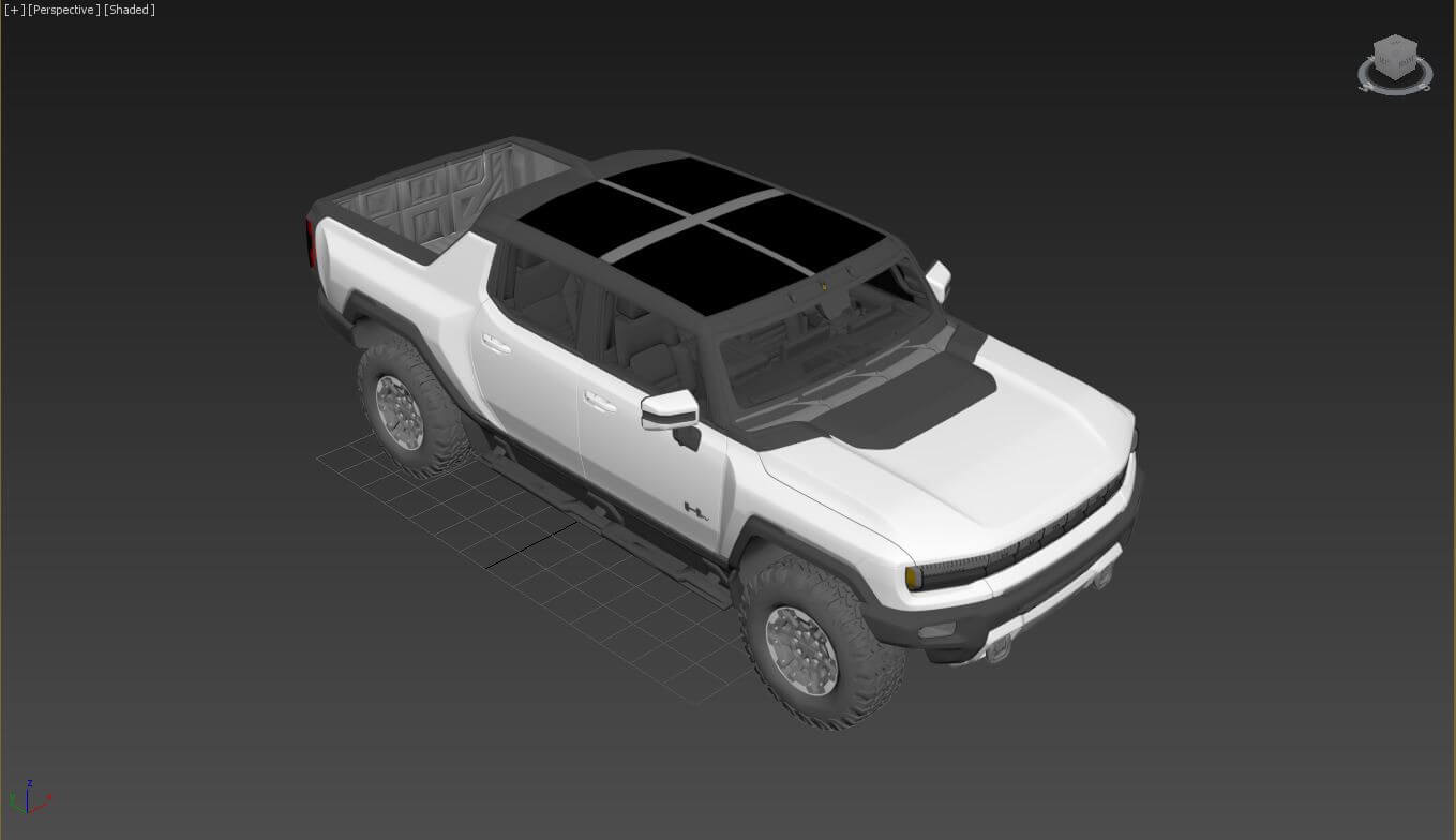 Hummer EV 2023 - 3D Model by AlphaGroup