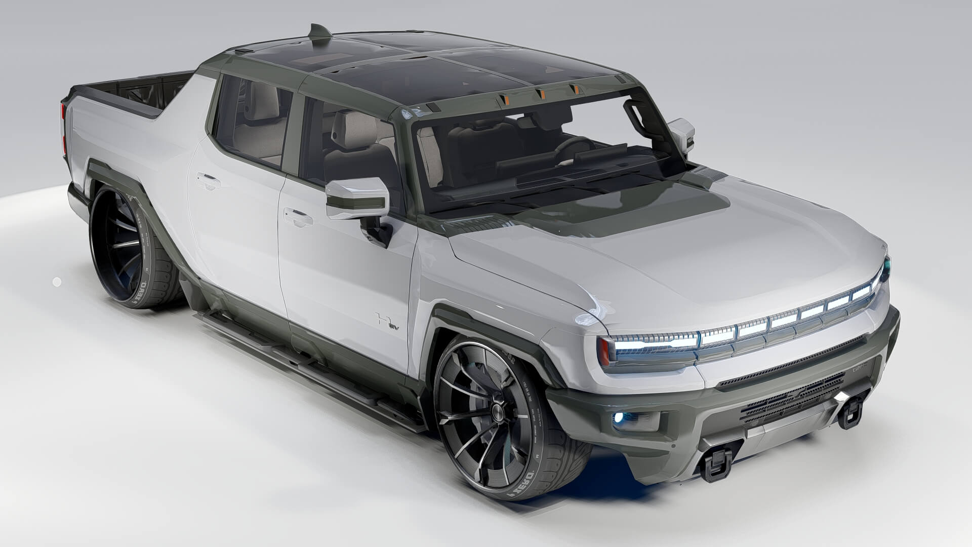 Hummer EV Ns GMC - 3D Model by AlphaGroup