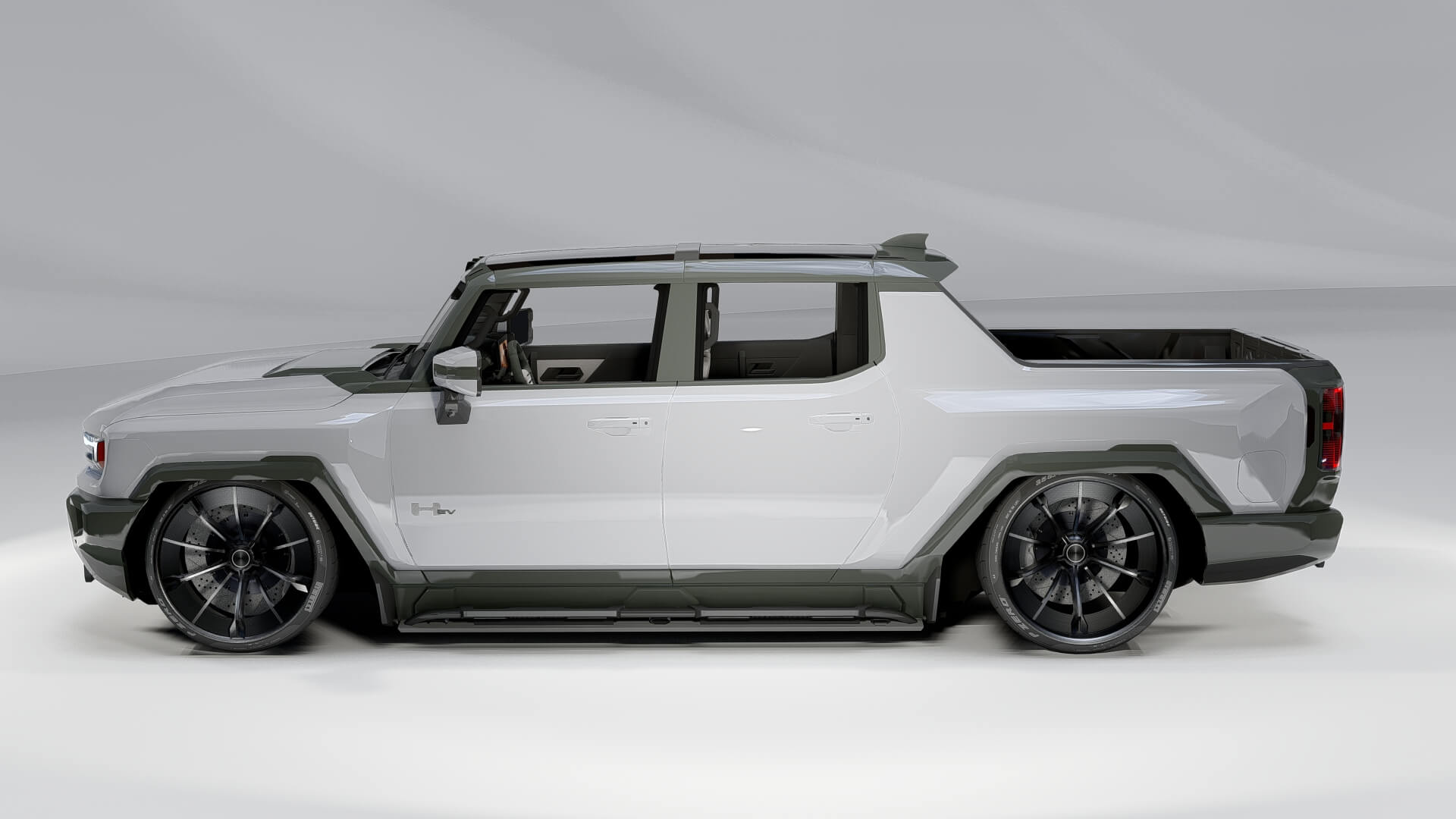 Hummer EV Ns GMC - 3D Model by AlphaGroup
