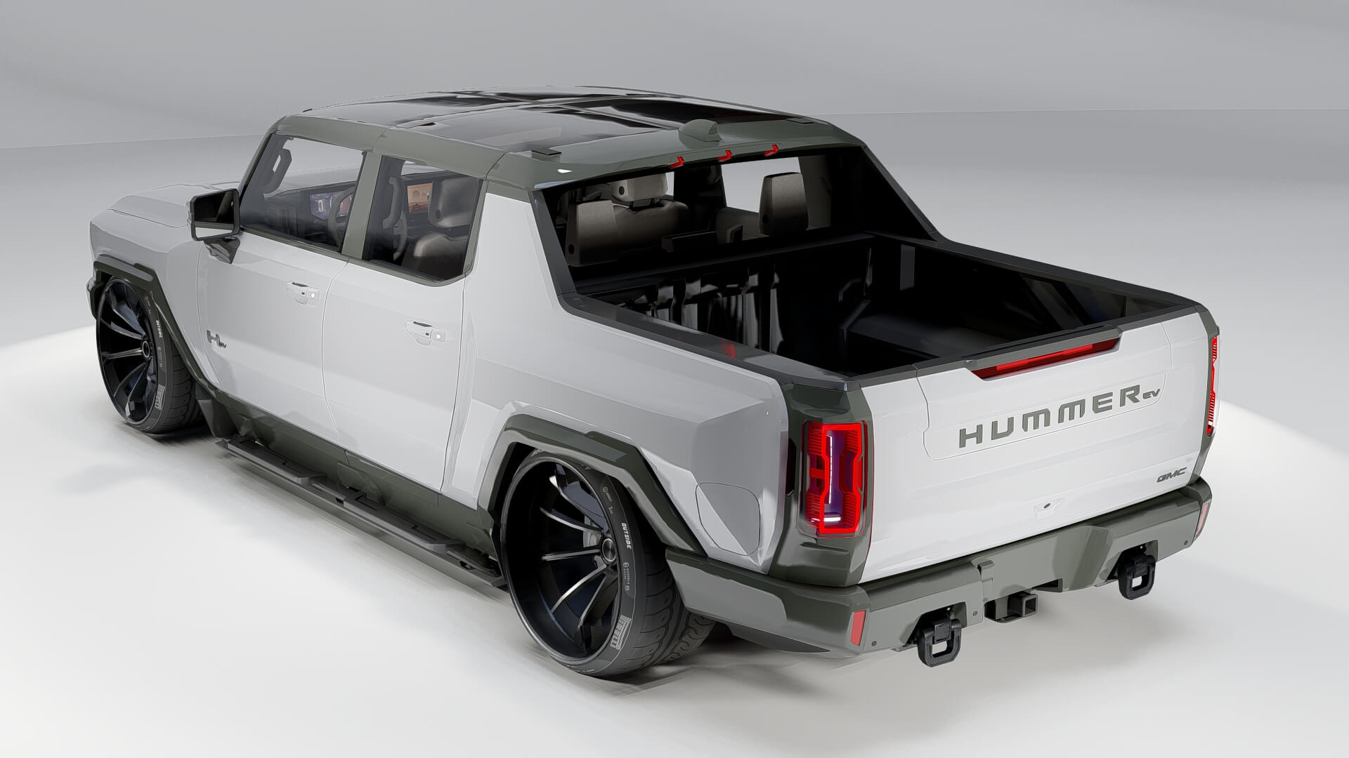 Hummer EV Ns GMC - 3D Model by AlphaGroup