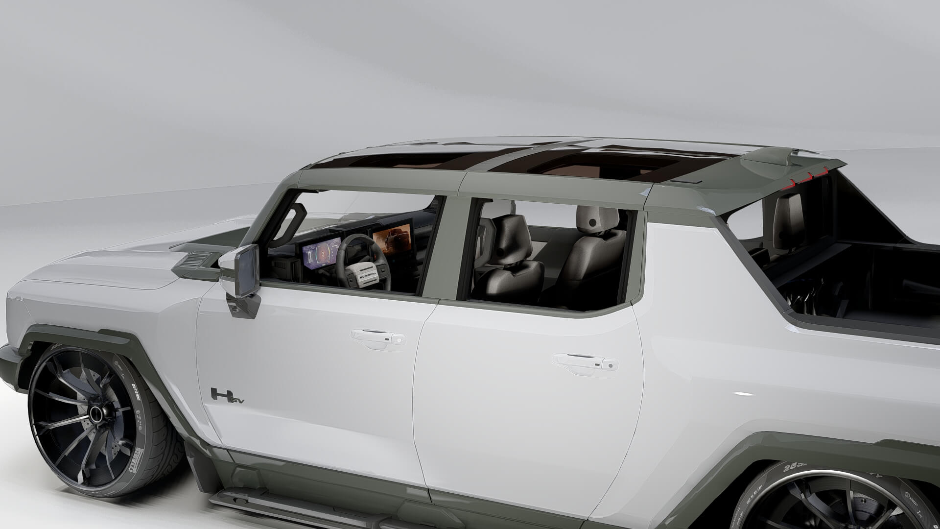 Hummer EV Ns GMC - 3D Model by AlphaGroup