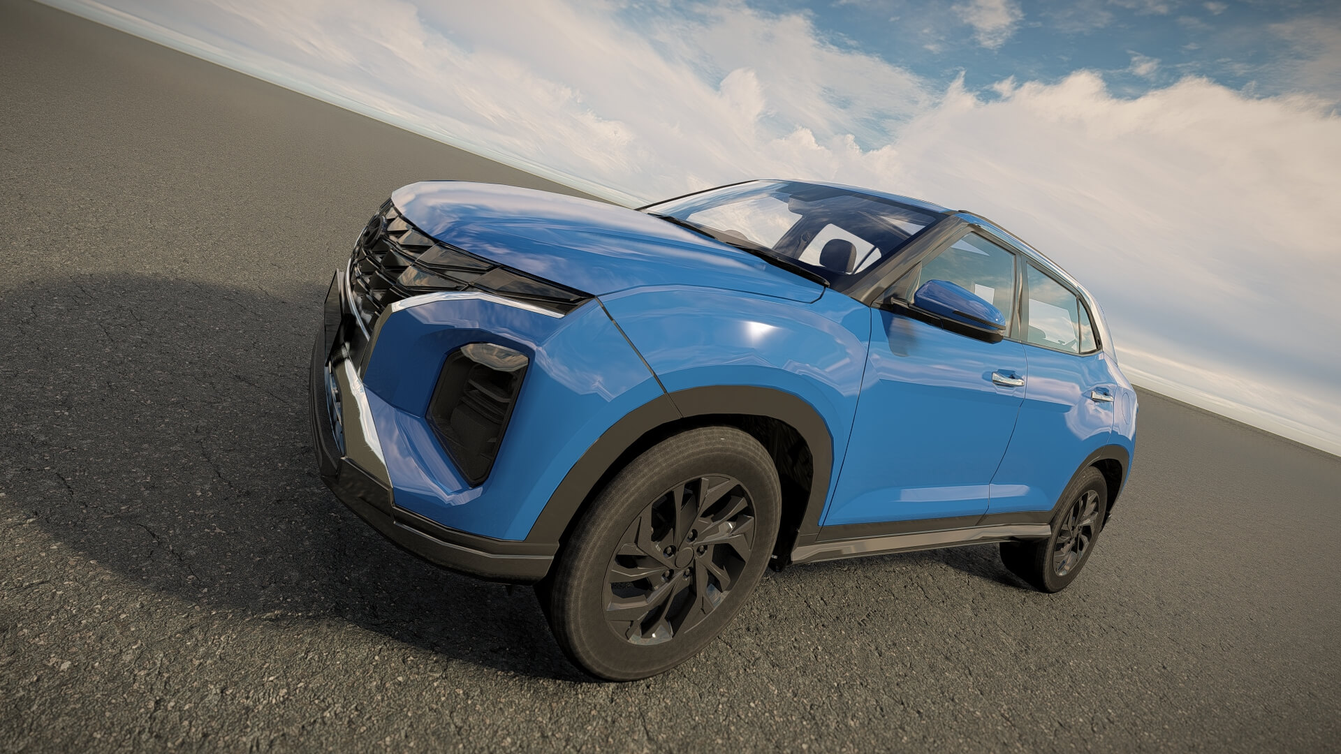 Hyundai Creta 2023 - 3D Model by AlphaGroup