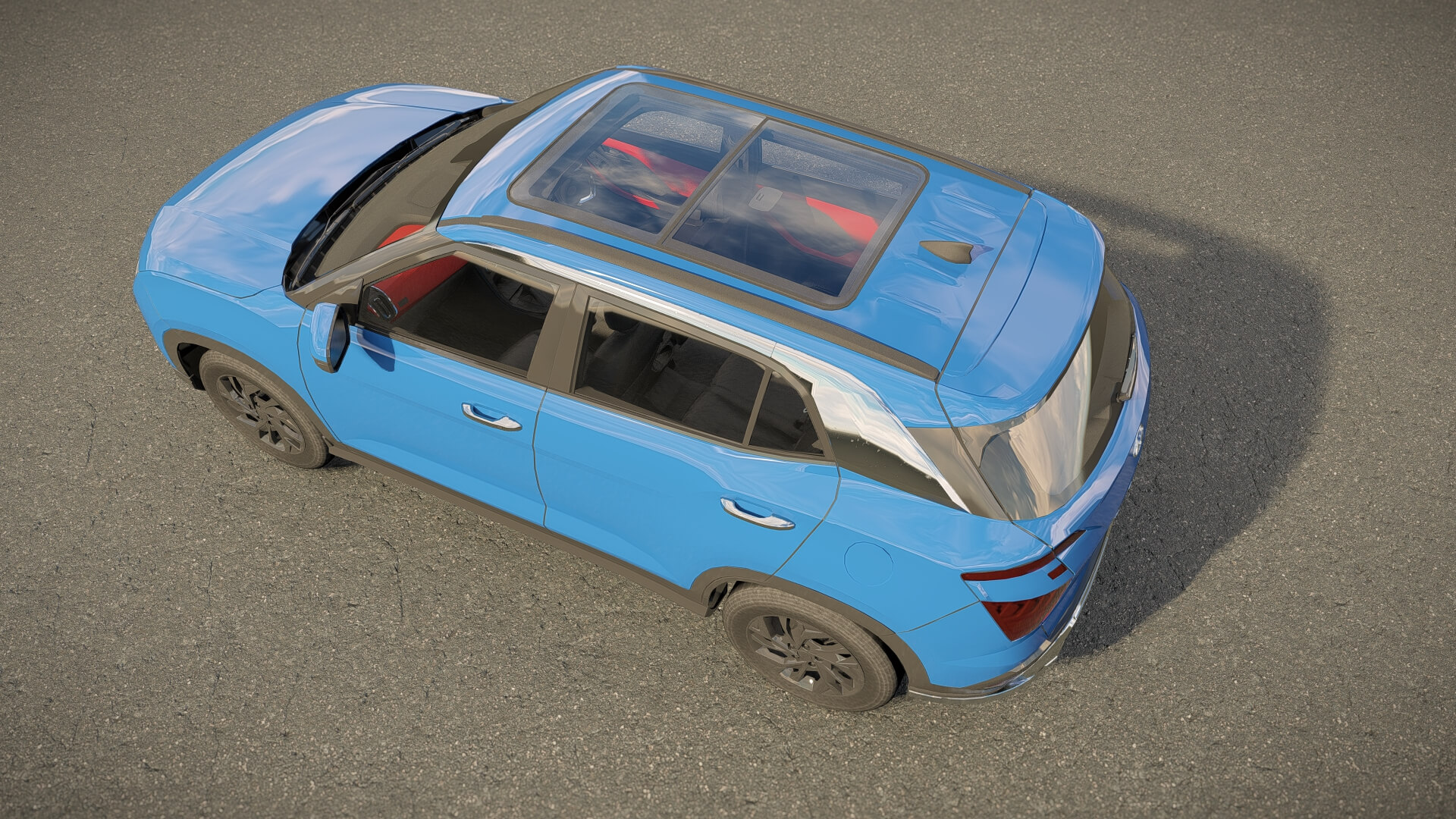 Hyundai Creta 2023 - 3D Model by AlphaGroup