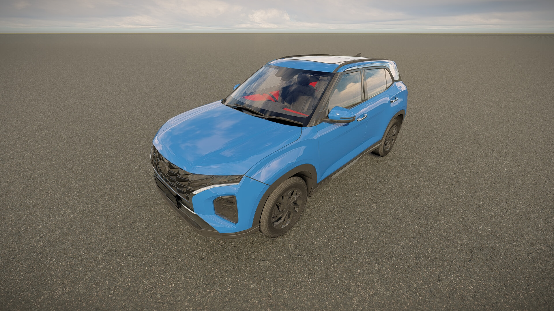 Hyundai Creta 2023 - 3D Model by AlphaGroup