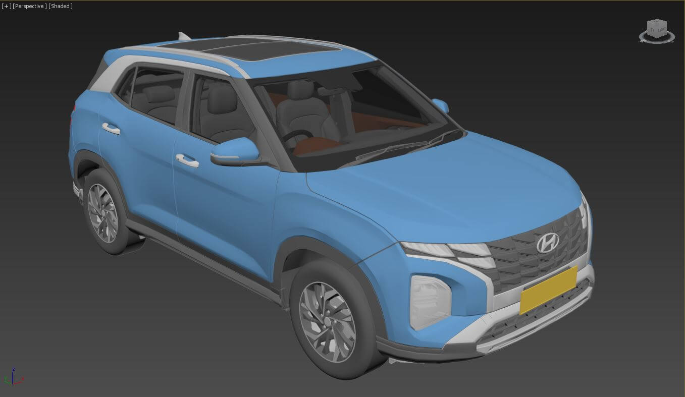 Hyundai Creta 2023 - 3D Model by AlphaGroup