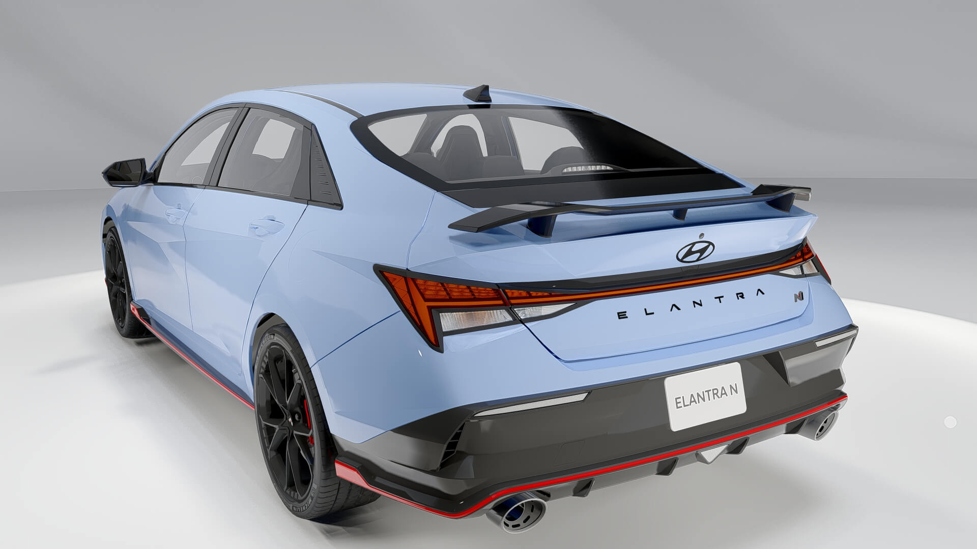 Hyundai Elantra N Facelift 2024 - 3D Model by AlphaGroup