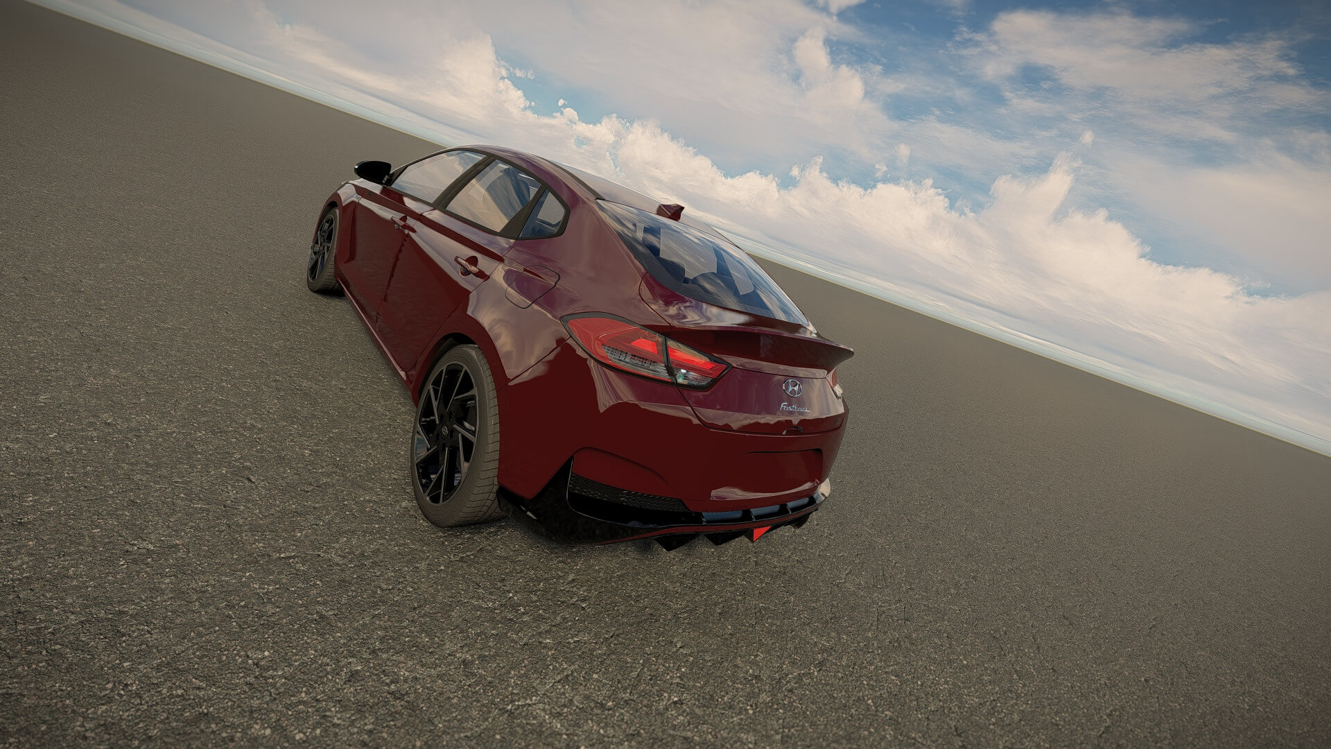 Hyundai I30 Fastback 2022 - 3D Model by AlphaGroup