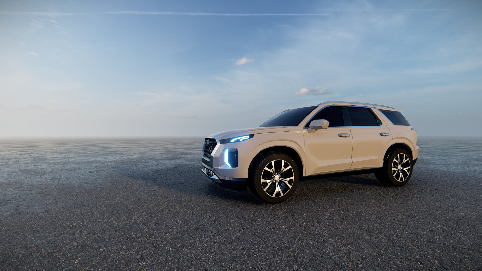 Hyundai Palisade - 3D Model by AlphaGroup