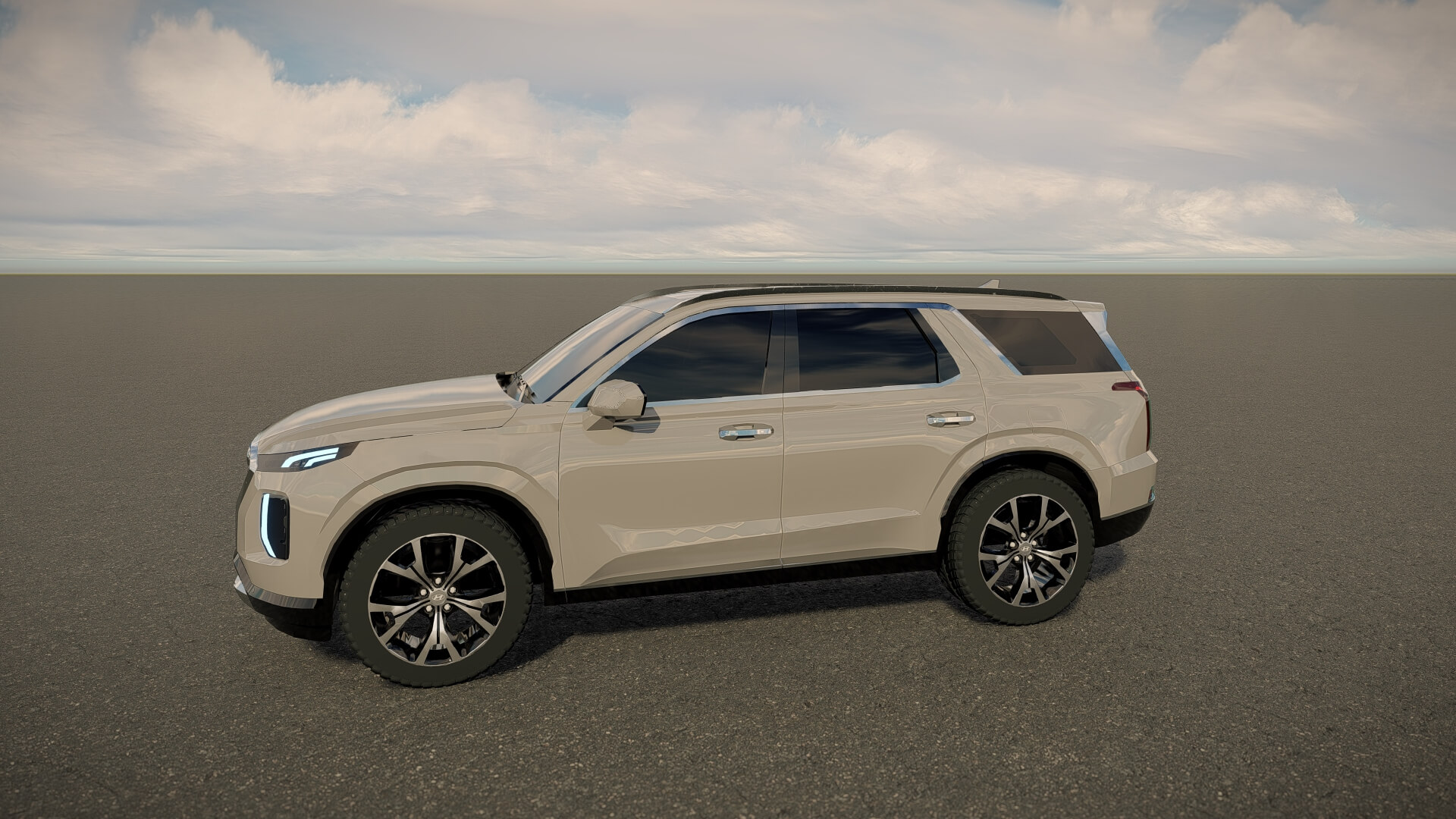 Hyundai Palisade - 3D Model by AlphaGroup
