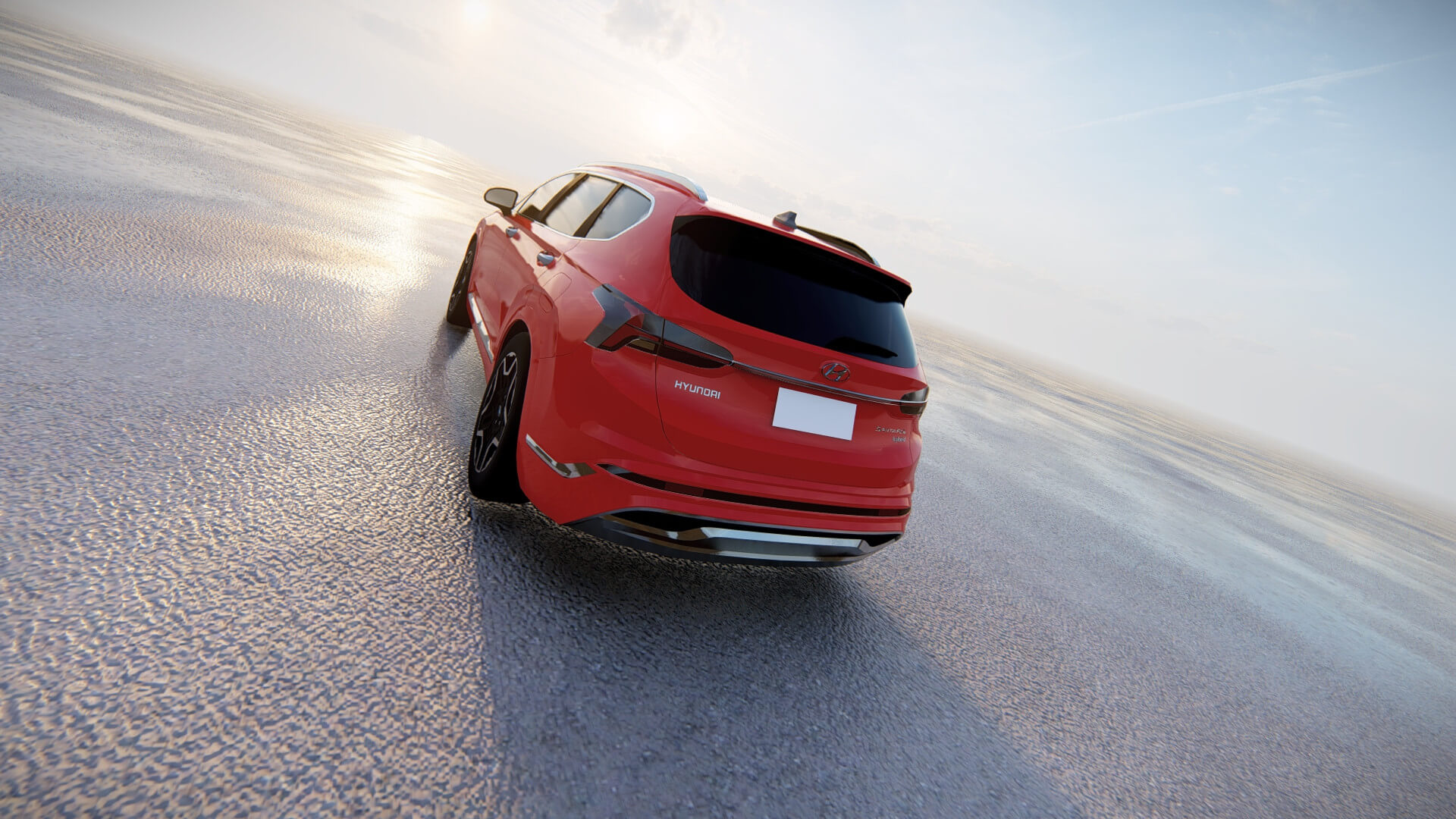 Hyundai Santa Fe 2022 - 3D Model by AlphaGroup