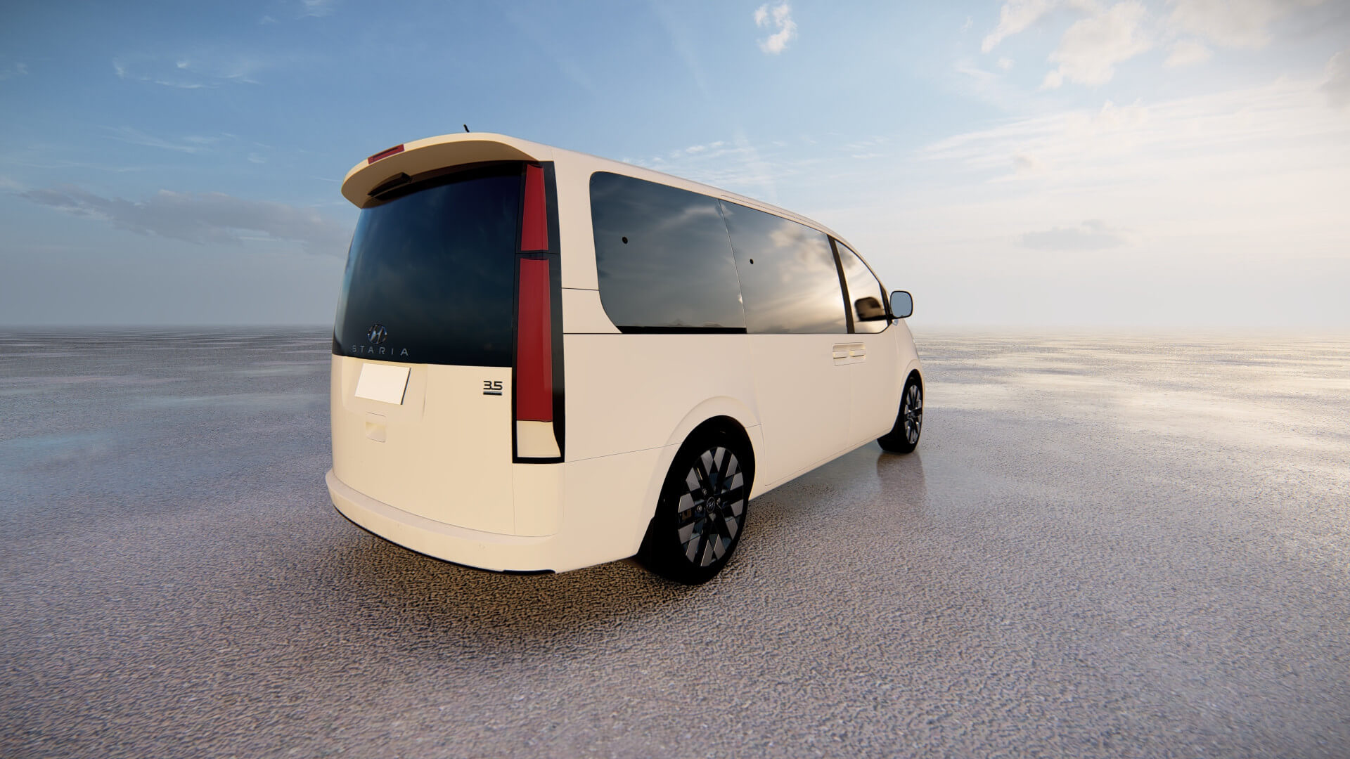 Hyundai Staria 2022 - 3D Model by AlphaGroup