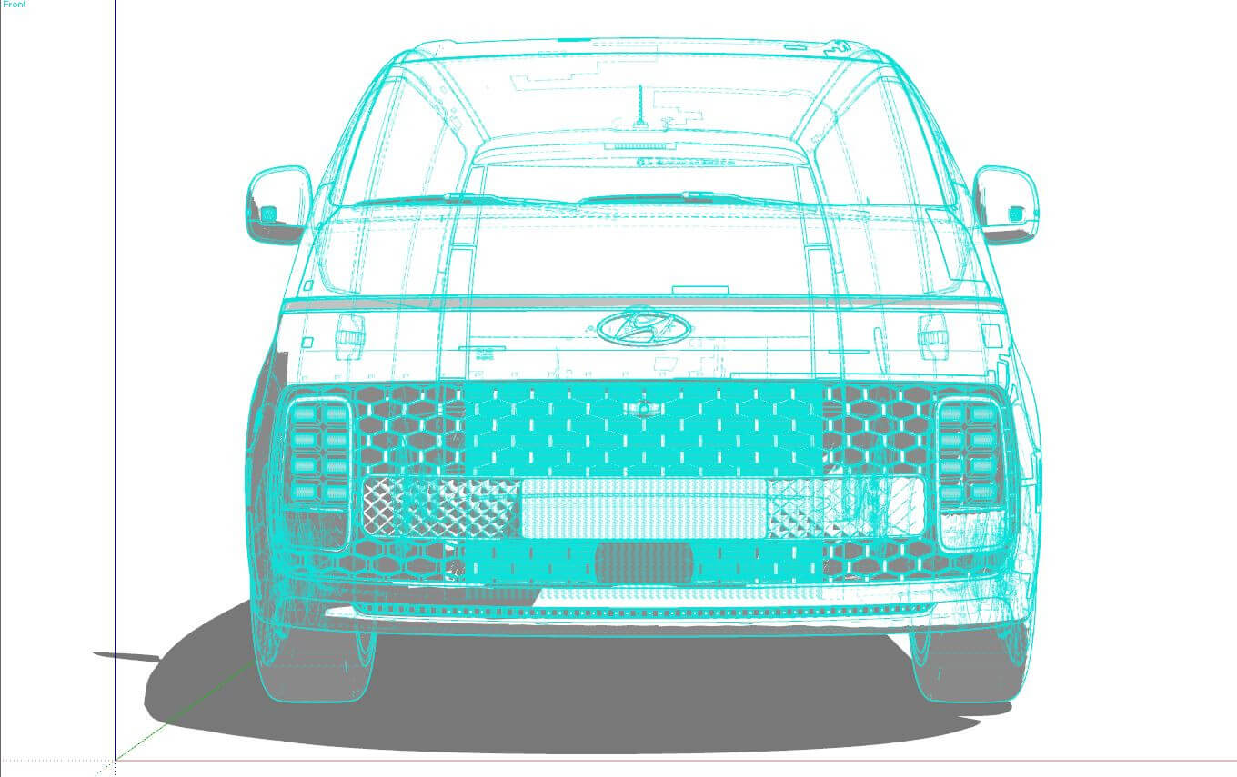 Hyundai Staria 2022 - 3D Model by AlphaGroup